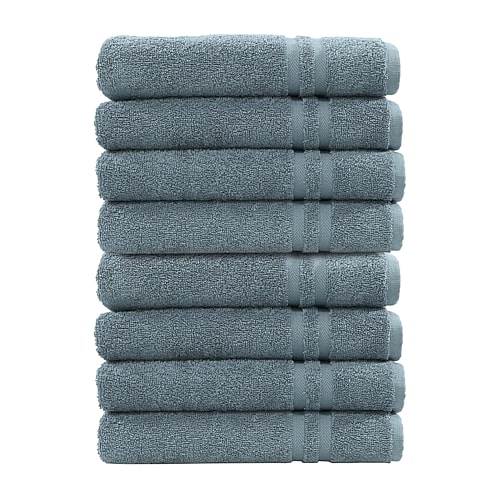 Linum Home Denzi 8-Pc. Hand Towel Set - Light Blue