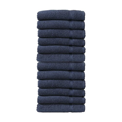 Linum Home Denzi 12-Pc. Washcloth Set - Navy