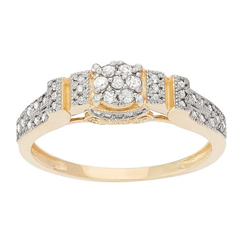 Click here for Womens 1/3 CT. T.W. Natural White Diamond 10K Gold... prices