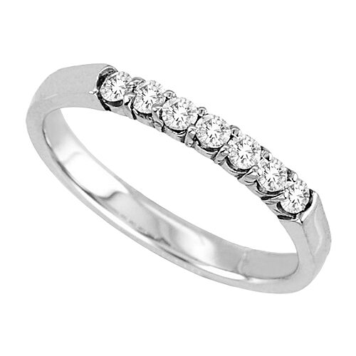 Click here for 1/4 CT.T.W. Natural Diamond Band 14K White Gold  9... prices