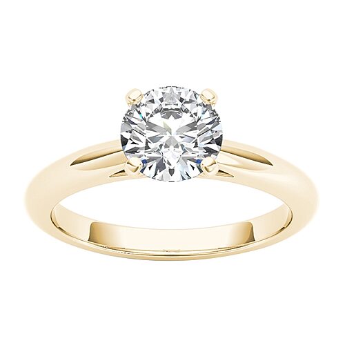 Click here for Womens 1 CT. Natural White Diamond 14K Gold Round... prices