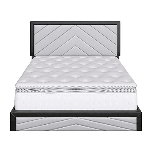 Click here for Ace Upholstered Platform Bed  One Size  Black prices