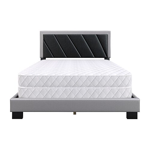 Click here for Simon Upholstered Platform Bed  One Size  Black prices