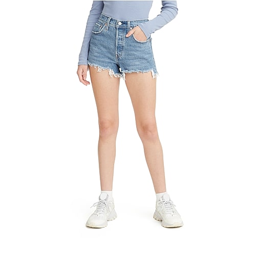 Levis Womens Denim 501 Short  26  Blue