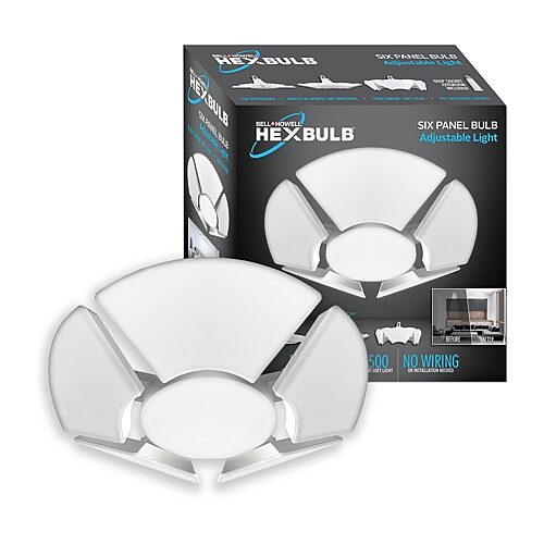 Click here for Bell + Howell Hexbulb Six Panel Adjustable Light... prices
