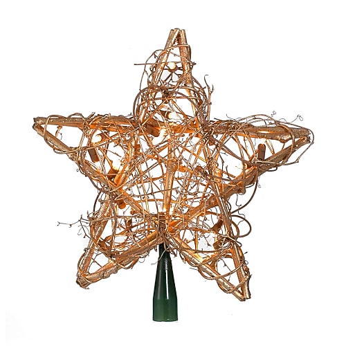 Click here for Kurt S. Adler 20-Light Gold Rattan Star prices