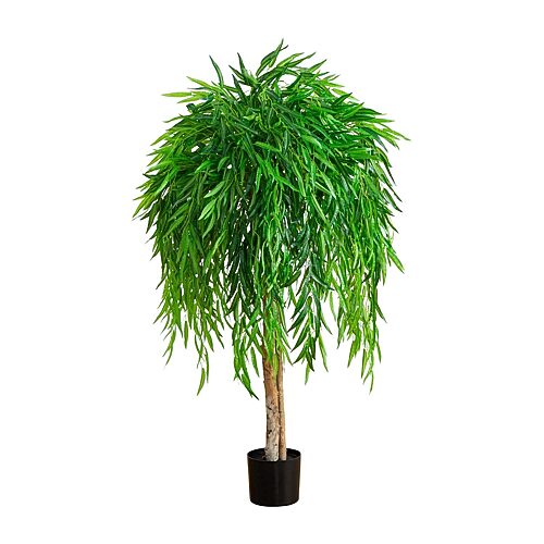 Click here for Nearly Natural 4ft. Green Willow Indoor Artificial... prices