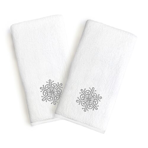 Click here for Linum Home Textiles Embroidered Luxury Snowflakes... prices
