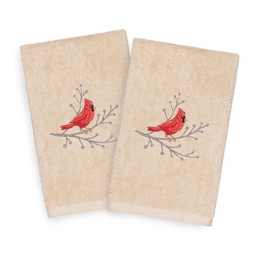 Click here for Linum Home Textiles Christmas Cardinal Hand Towels... prices