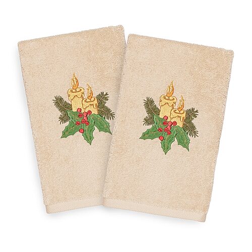 Click here for Linum Home Textiles Christmas Candles 2-pc. Hand T... prices