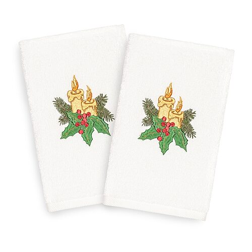 Click here for Linum Home Textiles Christmas Candles 2-pc. Hand T... prices