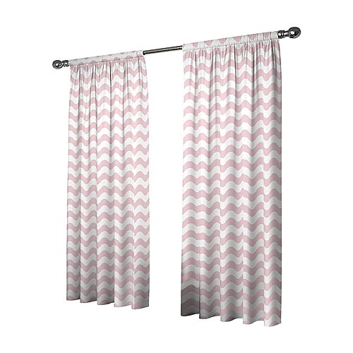 Click here for Eclipse Wavy Chevron Rod Pocket Energy Saving Blac... prices