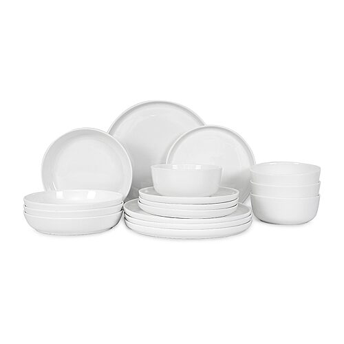 Click here for Table 12 Natural White 16-Pc Dinnerware Set  Servi... prices