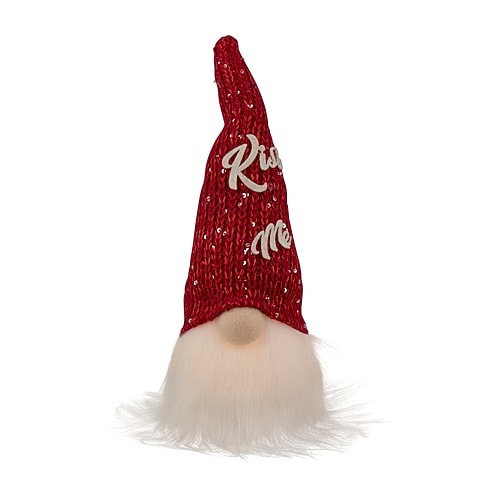 Click here for Northlight 11.5in Lighted Red Knit Kiss Me Hat Chr... prices