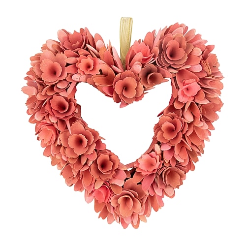 Click here for Northlight 14in Salmon Pink ValentineS Day Wooden... prices