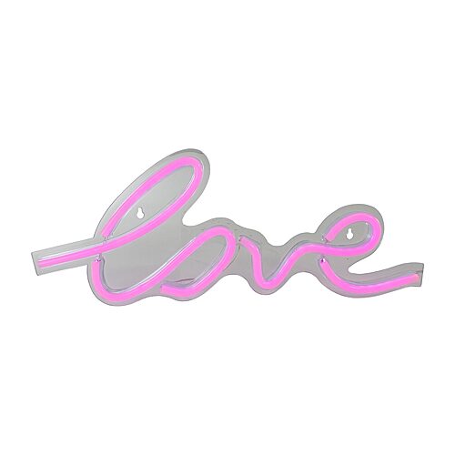 Click here for Northlight 18in Pink Led Lighted Love Neon Style V... prices