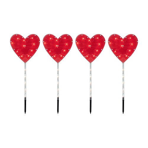 Click here for Northlight 4ct Red Heart ValentineS Day Marker Law... prices