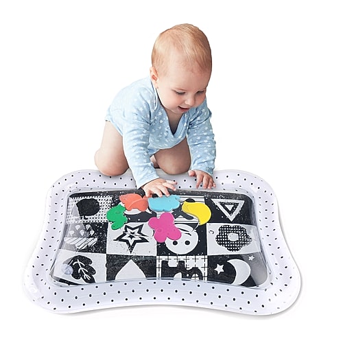Click here for The Peanutshell Water Mat Baby Play  One Size  Bla... prices
