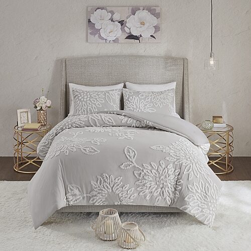 Click here for Madison Park Veronica Floral 3-Pc. Duvet Cover Set... prices
