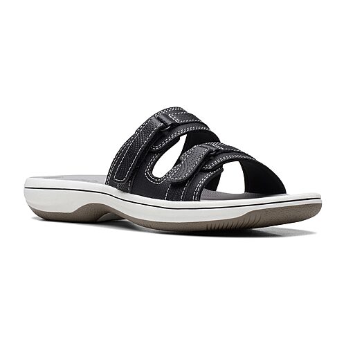Click here for Clarks Cloudsteppers Womens Breeze Piper Slide San... prices