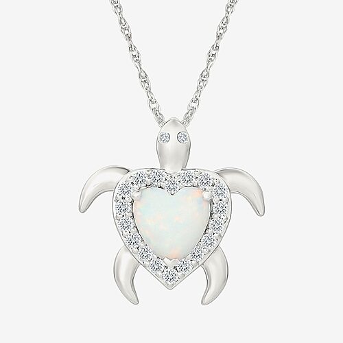 Click here for Womens Lab Created Multi Color Opal Sterling Silve... prices