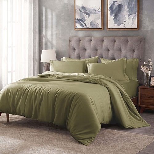 Click here for Superior Egyptian Cotton 400 Thread Count Solid Lu... prices