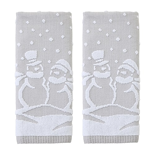 Click here for Saturday Knight Scenic Snowmen 2-pc. Embellished H... prices