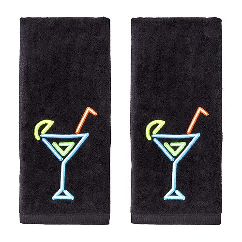 Click here for Saturday Knight Neon Cocktail 2-pc. Hand Towel  On... prices
