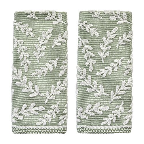 Click here for Saturday Knight Leaf Sprig 2-pc. Embellished Flora... prices