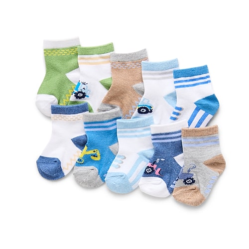 Click here for So Adorable Construction Baby Boys 10 Pair Low Cut... prices