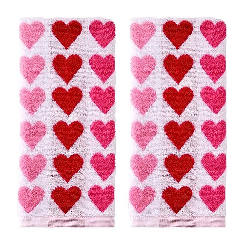 Click here for Saturday Knight Tonal Hearts 2-pc. Embellished Han... prices