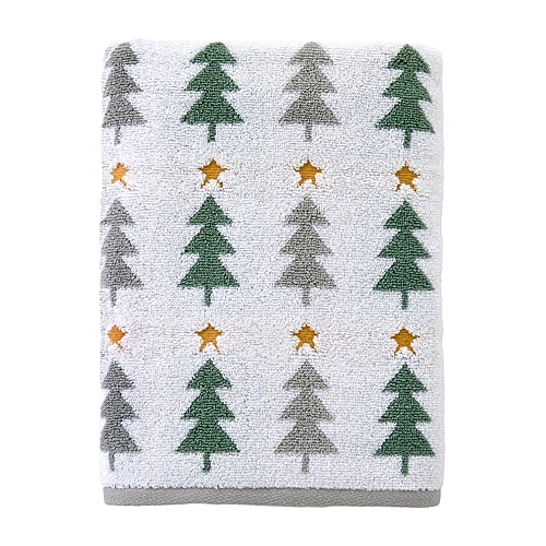 Click here for Saturday Knight Multi Trees Embellished Holiday Ba... prices