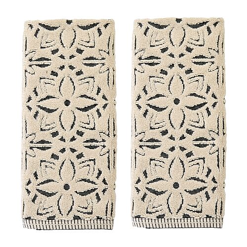 Click here for Saturday Knight Lisbon 2-pc. Embellished Hand Towe... prices