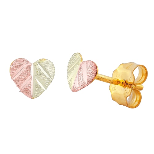 Click here for Landstroms Black Hills Gold 14K Gold Stud Earrings... prices