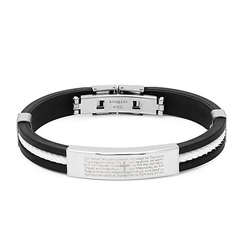 Click here for Mens Stainless Steel 8 Inch Solid Id Bracelet  One... prices