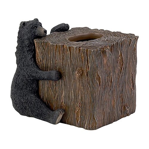 Click here for Avanti Black Bear Lodge Tissue Box Cover prices
