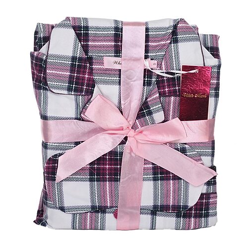Click here for Plus Size White Mark 3pc. Plaid Pajama Set prices