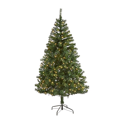 Click here for Nearly Natural 6 Foot Pre-Lit Pine Christmas Tree... prices