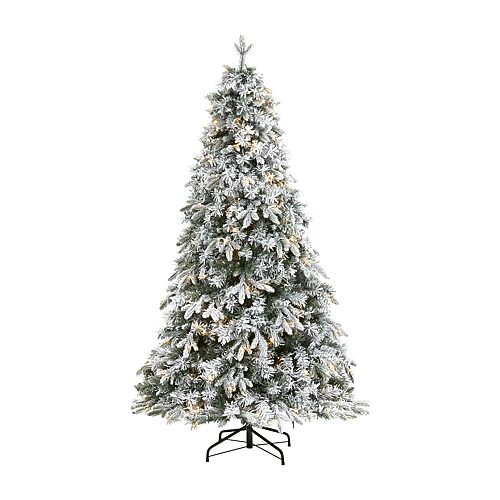 Click here for Nearly Natural 6 Foot Flocked Vermont Mixed Pine W... prices