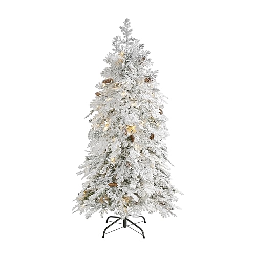 Click here for Nearly Natural 5ft. Flocked Montana Down Swept 5 F... prices
