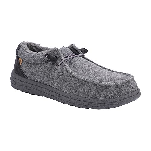 Click here for Lamo Mens Slip-On Slippers  9  Gray prices