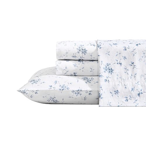 Click here for Laura Ashley Sateen Cotton 300tc Sheet Set  One Si... prices