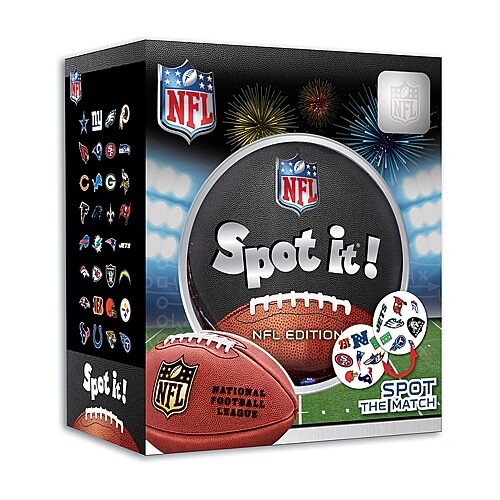 Click here for Masterpieces Puzzles Spot It! Nfl Edition Card Gam... prices