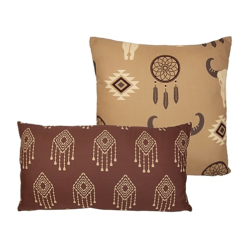Click here for Donna Sharp Western Tapestry 2-pc. Square Throw Pi... prices