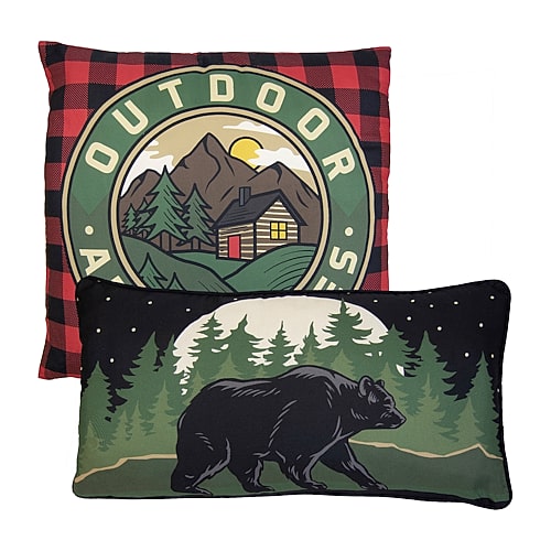 Click here for Donna Sharp Foothills 2-pc. Square Throw Pillow  O... prices