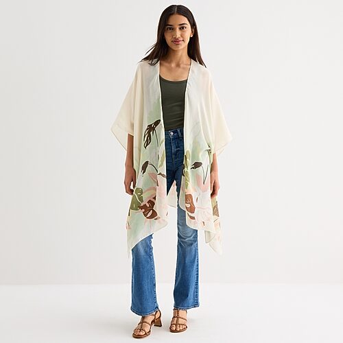 Click here for a.n.a Border Wrap  One Size  Beige prices