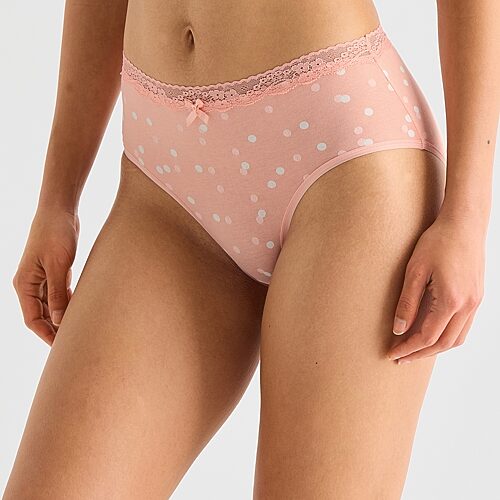 Click here for Ambrielle Cotton Brief Panty  Large  Pink prices