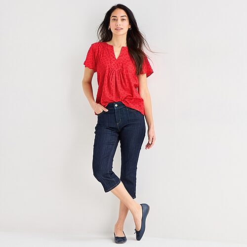 Click here for St. Johns Bay Womens Tall Mid Rise Capri Jean  14... prices