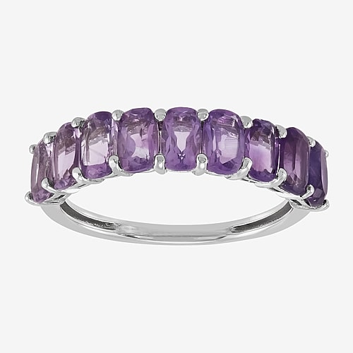Click here for Limited Quantities! Womens 5MM Genuine Purple Amet... prices
