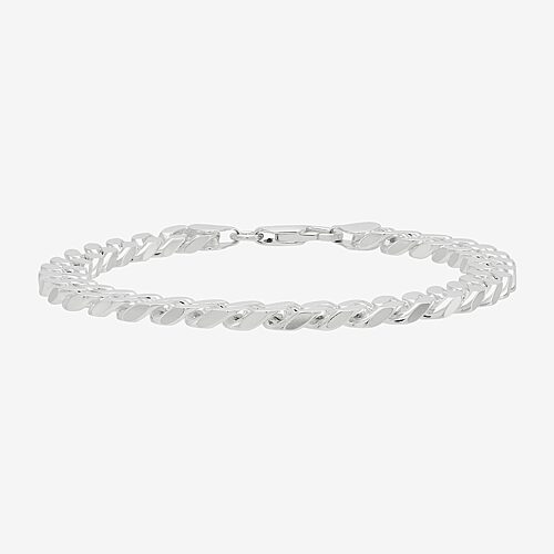 Click here for Mens Sterling Silver 8 1/2 Inch Solid Curb Chain B... prices